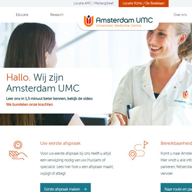 Amsterdam UMC, Locatie VUmc - Vernieuwde website Amsterdam UMC, locatie ...